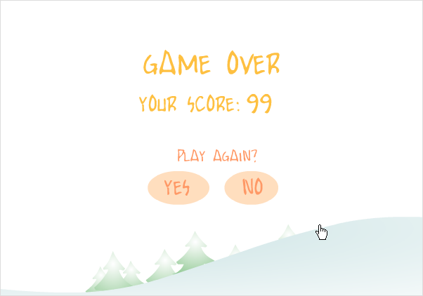 Screenshot of Snow-Bowling (Browser, 2001) - MobyGames