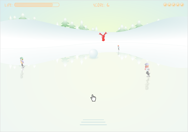 Screenshot of Snow-Bowling (Browser, 2001) - MobyGames
