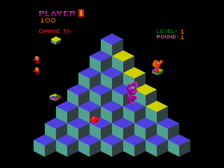 Screenshot of Q*bert (PlayStation, 1999) - MobyGames
