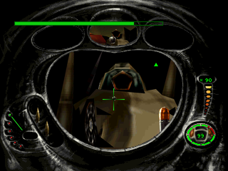Screenshot of MDK (PlayStation, 1997) - MobyGames