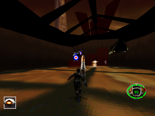 Screenshot of MDK (PlayStation, 1997) - MobyGames