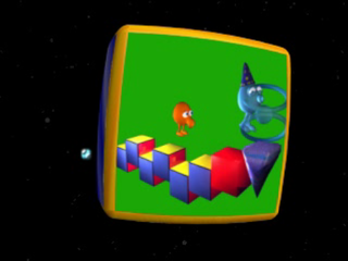 Screenshot of Q*bert (PlayStation, 1999) - MobyGames