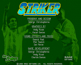 Striker screenshots - MobyGames