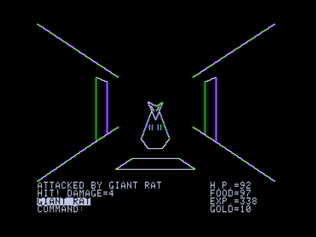 Screenshot of Ultima (Apple II, 1981) - MobyGames