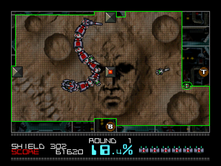 Screenshot of QIX Neo (PlayStation, 2001) - MobyGames