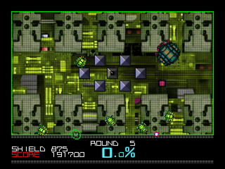 Screenshot of QIX Neo (PlayStation, 2001) - MobyGames