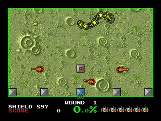 Screenshot of QIX Neo (PlayStation, 2001) - MobyGames