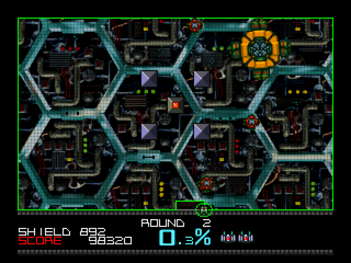 Screenshot of QIX Neo (PlayStation, 2001) - MobyGames