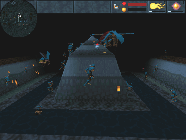 Screenshot of Magic Carpet 2: The Netherworlds (DOS, 1995) - MobyGames