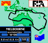 Screenshot of F1 Racing Championship (Game Boy Color, 2000) - MobyGames