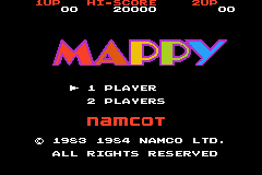 Screenshot of Mappy (Game Boy Advance, 1983) - MobyGames