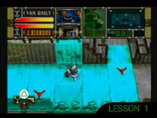 Screenshot of Trap Gunner (PlayStation, 1998) - MobyGames