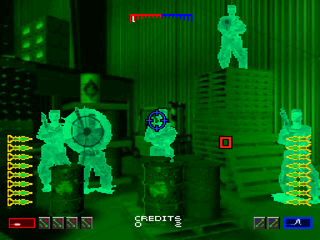 Screenshot of Area 51 (PlayStation, 1995) - MobyGames