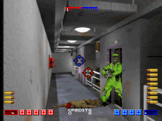Screenshot of Area 51 (PlayStation, 1995) - MobyGames