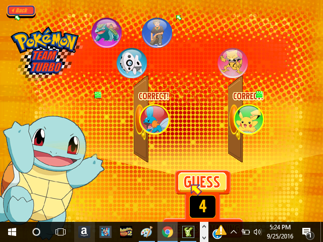 Screenshot of Pokémon: Team Turbo (Windows, 2005) - MobyGames