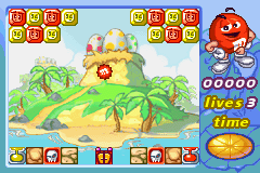 Screenshot of M&M's Break' Em (Game Boy Advance, 2007) - MobyGames