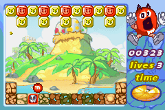 Screenshot of M&M's Break' Em (Game Boy Advance, 2007) - MobyGames