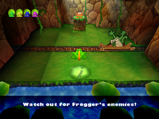 Screenshot of Frogger 2: Swampy's Revenge (PlayStation, 2000) - MobyGames