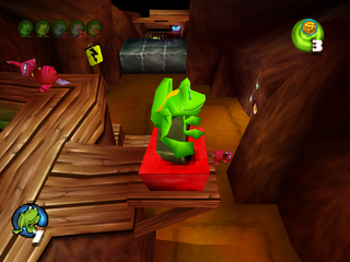 Screenshot of Frogger 2: Swampy's Revenge (PlayStation, 2000) - MobyGames