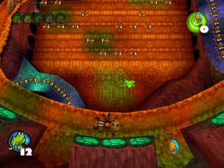 Screenshot of Frogger 2: Swampy's Revenge (PlayStation, 2000) - MobyGames