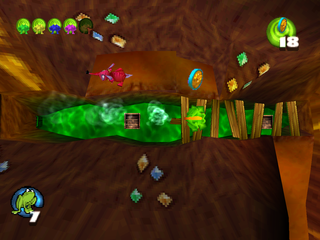 Screenshot of Frogger 2: Swampy's Revenge (PlayStation, 2000) - MobyGames