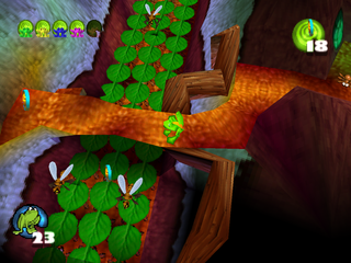 Screenshot of Frogger 2: Swampy's Revenge (PlayStation, 2000) - MobyGames