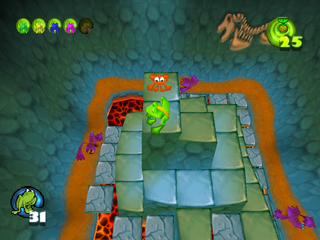 Screenshot of Frogger 2: Swampy's Revenge (PlayStation, 2000) - MobyGames