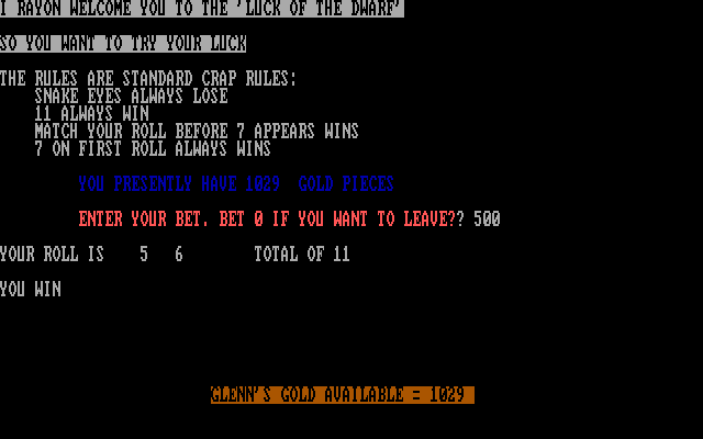 Screenshot of Karkoth's Keep (DOS, 1983) - MobyGames