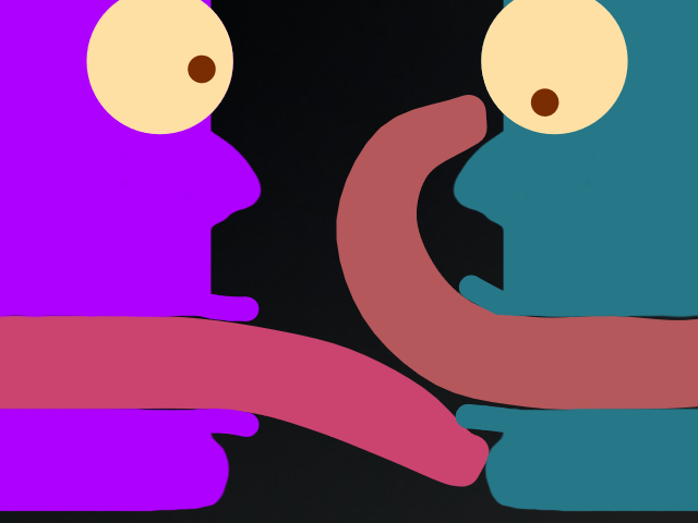 Screenshot of Realistic Kissing Simulator (Browser, 2014) - MobyGames