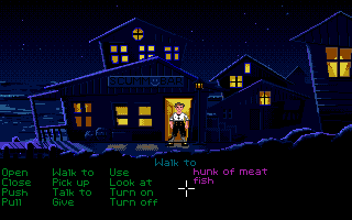 Screenshot of The Secret of Monkey Island (Amiga, 1990) - MobyGames