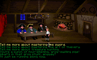 Screenshot of The Secret of Monkey Island (Amiga, 1990) - MobyGames