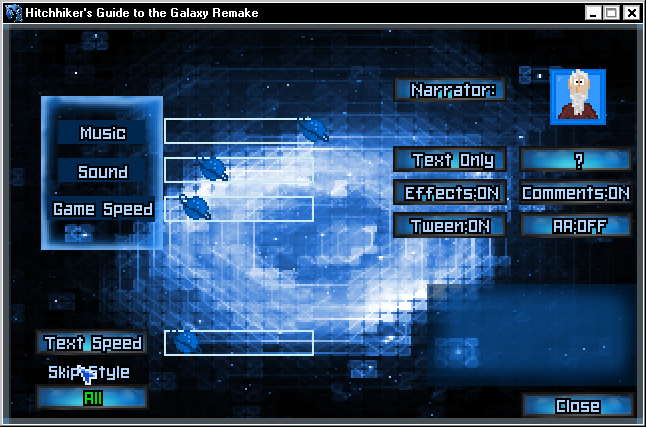 Screenshot of Hitchhiker's Guide to the Galaxy Remake (Windows, 2010) - MobyGames