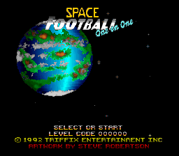 Space Football: One on One (1992) - MobyGames