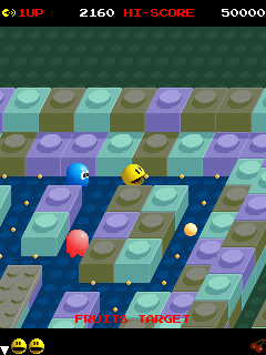 Screenshot of Pac-Mania (J2ME, 1987) - MobyGames