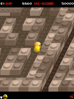 Screenshot of Pac-Mania (J2ME, 1987) - MobyGames