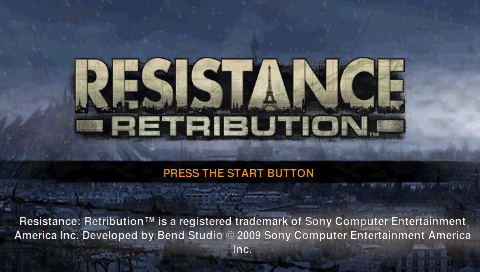 Screenshot of Resistance: Retribution (PSP, 2009) - MobyGames