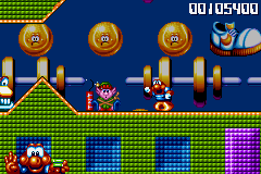 Screenshot of James Pond 2: Codename: RoboCod (Game Boy Advance, 1991 ...