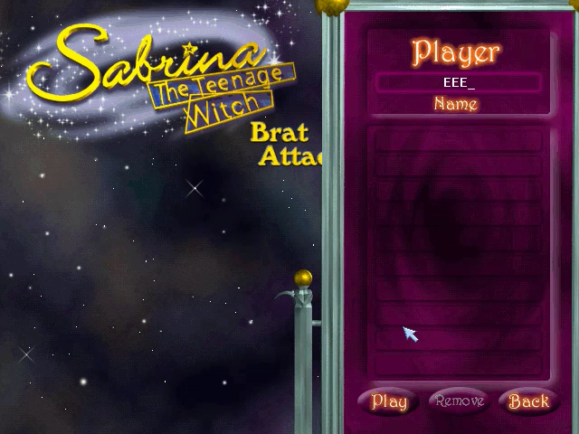 Screenshot of Sabrina, the Teenage Witch: Brat Attack (Windows, 1999 ...