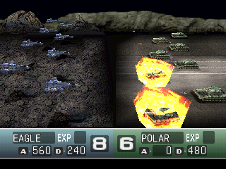 Screenshot of Nectaris: Military Madness (PlayStation, 1998) - MobyGames