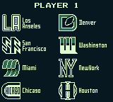 Screenshot of NES Play Action Football (Game Boy, 1990) - MobyGames