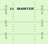 Screenshot of NES Play Action Football (Game Boy, 1990) - MobyGames