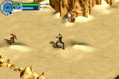 Screenshot of Star Wars: The New Droid Army (Game Boy Advance, 2002) - MobyGames
