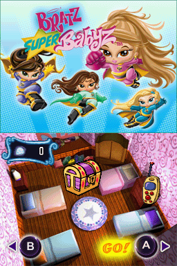Screenshot of Bratz Super Babyz (Nintendo DS, 2008) - MobyGames