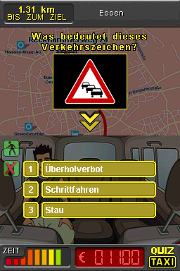 Screenshot of Quiz Taxi (Nintendo DS, 2009) - MobyGames