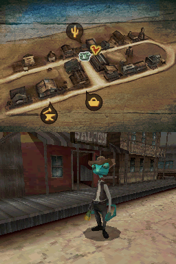 Screenshot of Rango (Nintendo DS, 2011) - MobyGames