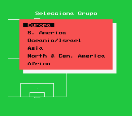 Screenshot of Football Manager: World Cup Edition 1990 (MSX, 1990 ...