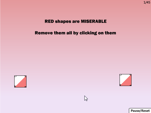 Screenshot of Red Remover (Browser, 2009) - MobyGames