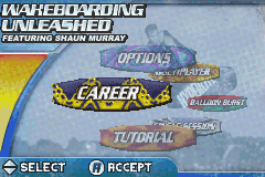 Screenshot of Wakeboarding Unleashed featuring Shaun Murray (Game Boy Advance, 2003) - MobyGames