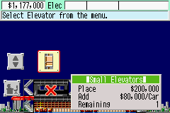 Screenshot of The Tower SP (Game Boy Advance, 2005) - MobyGames