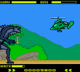 Screenshot of Godzilla: The Series (Game Boy Color, 1999) - MobyGames